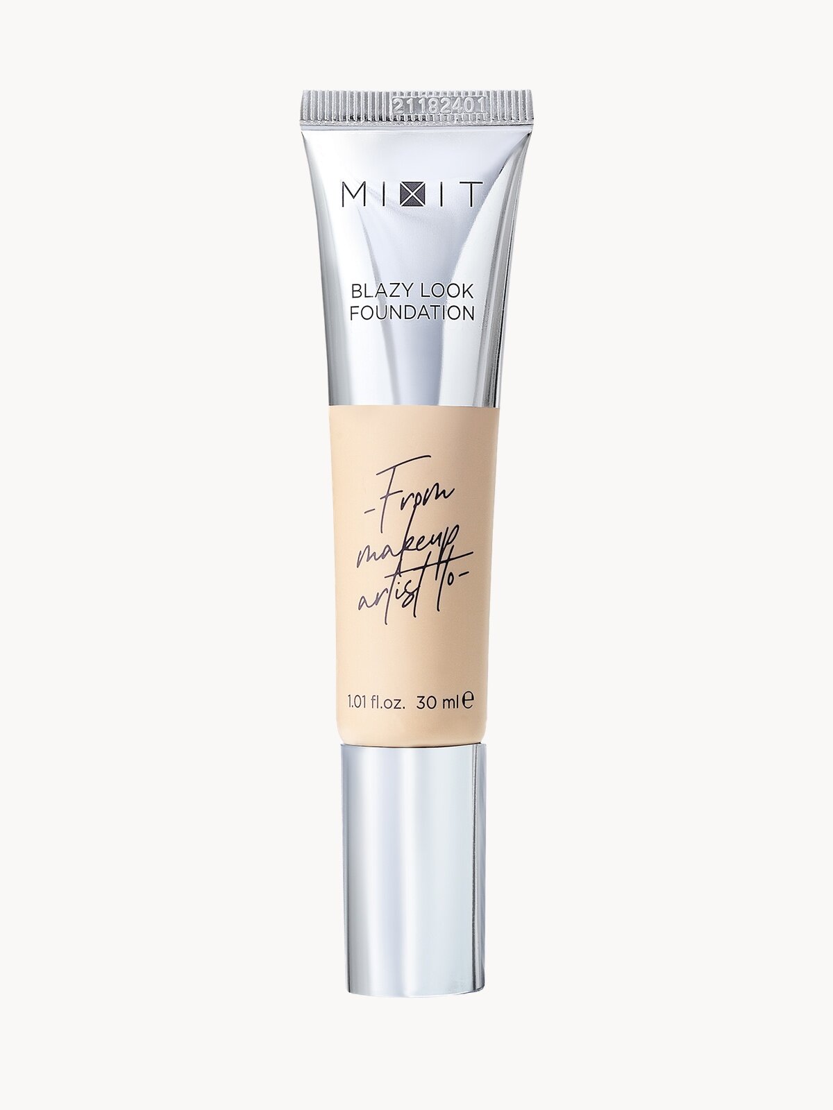 MIXIT Тональный крем с эффектом сияния с SPF 30, тон 01 слоновая кость. Декоративная косметика макияж лица MAKE UP