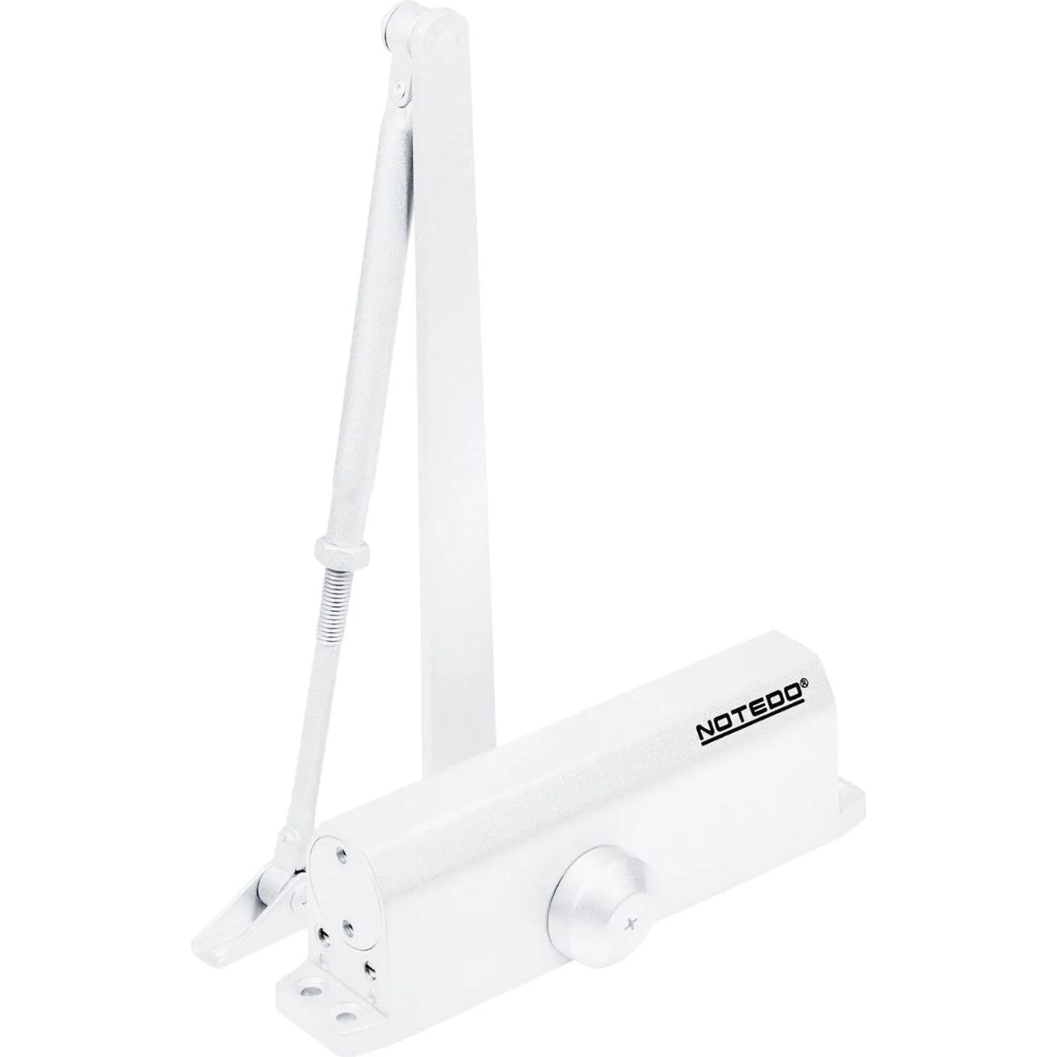 Доводчик дверной NOTEDO DC-150 легкий характер WHITE 100-150кг белый  (10)