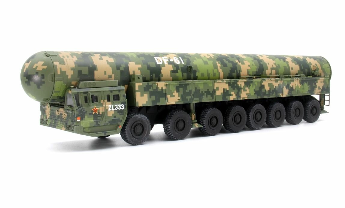 Готовая модель 1:72 DF-61 (Дунфэн-61) ПУ, Китай, РВСН, литьевой металл, UNISTAR