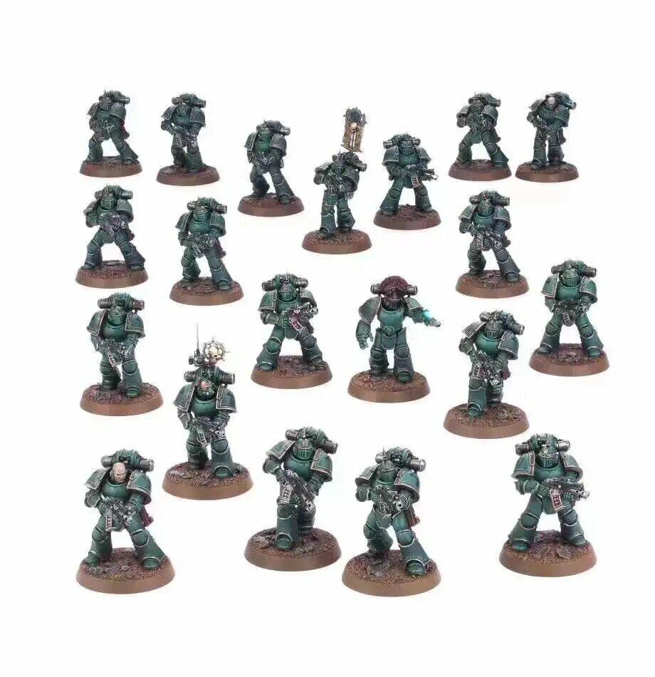 10pcs THE HORUS HERESY MKIII TACTICAL SQUAD Вархаммер 40к смола / Warhammer 40000 миниатюры