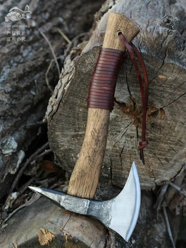 Кованый орлиный гвоздь топор для улицы, портативный маленький топор