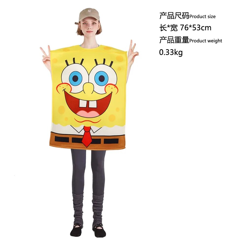 Косплей костюм Губка Патрик стар из полиэстера C for adult