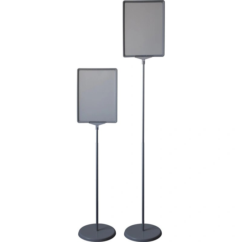 Стойка напольная Attache раздвижная двусторонняя серая 05-025