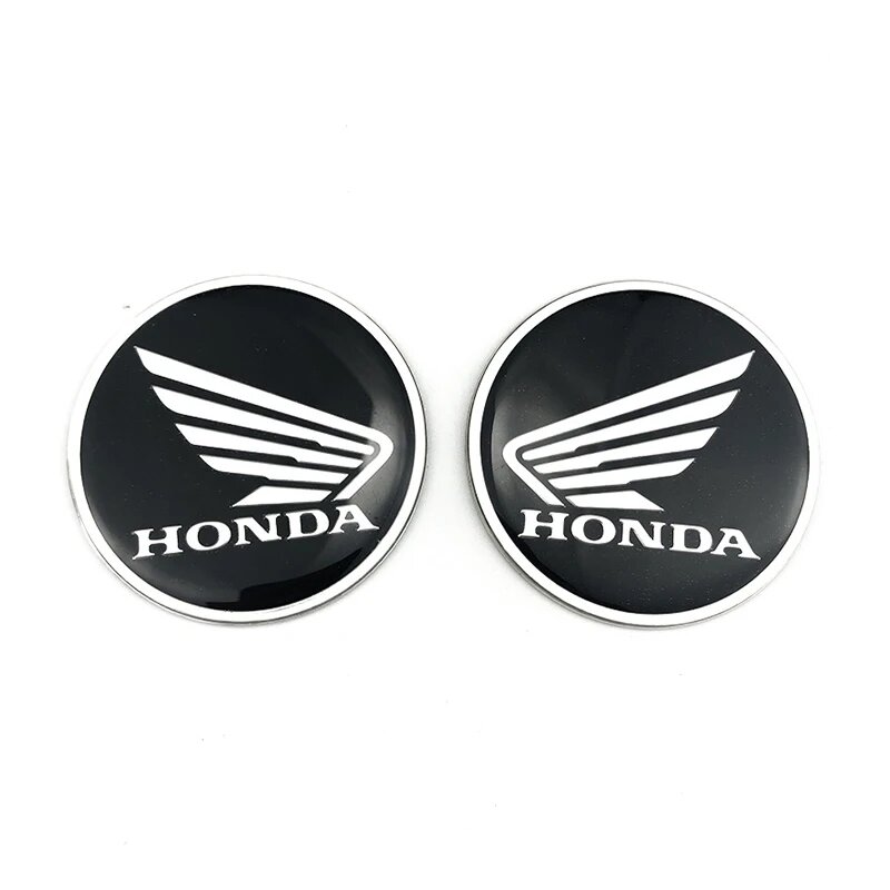2 шт. Honda мото наклейки, 6см, черные