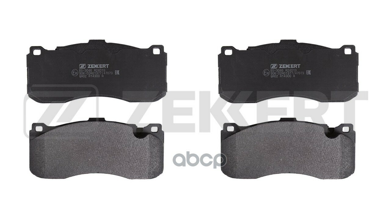 Колодки торм. диск. передн. BMW 1 (E81 E82 E87 E88) 04- 3 (E90 E91 E92 E93) 04- Zekkert арт. bs-3046