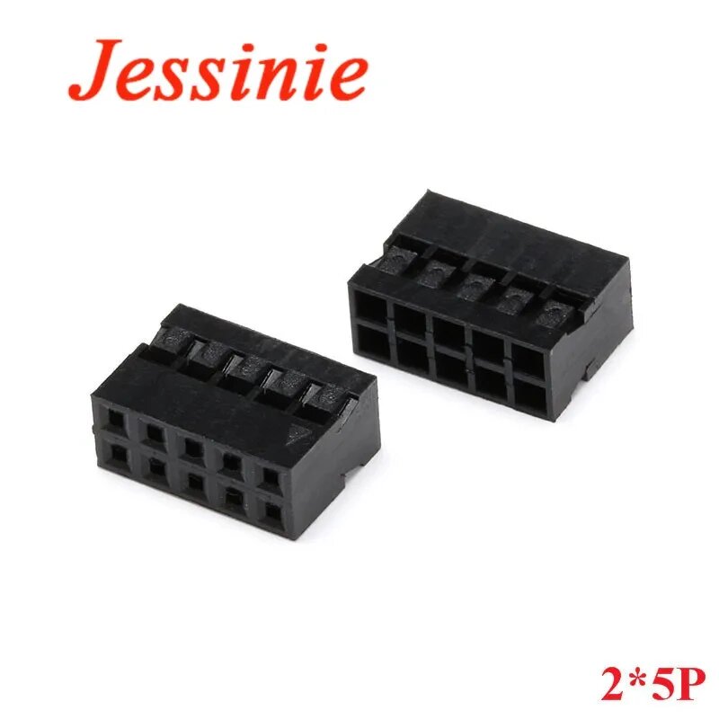 Разъем Dupont 2X5P, черный