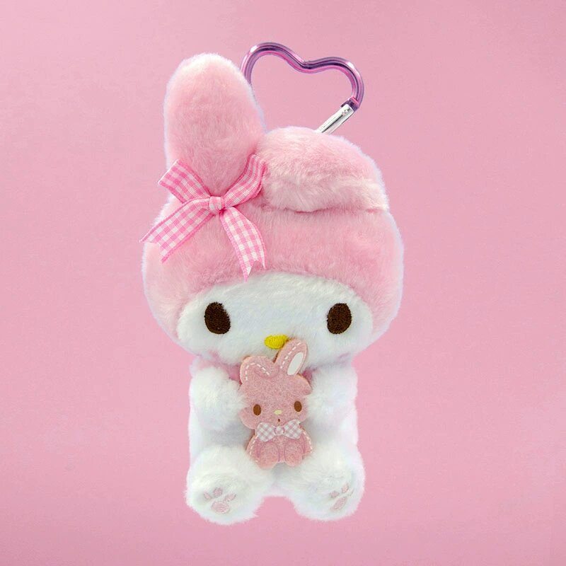 Официальный брелок Sanrio Hello Kitty Cinnamoroll, плюшевая игрушка My Melody, украшение для сумки Мелоди, моя лучшая