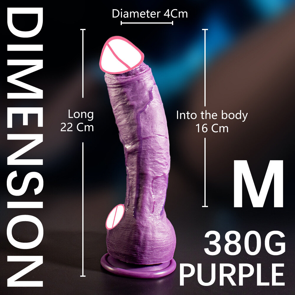 Фиолетовый реалистичный дилдо, женская секс-игрушка AV, пенис, секс-игрушка для взрослых