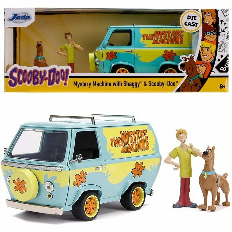Коллекционная модель JADA 1:24 Mystery Machine with Shaggy & Scooby Doo
