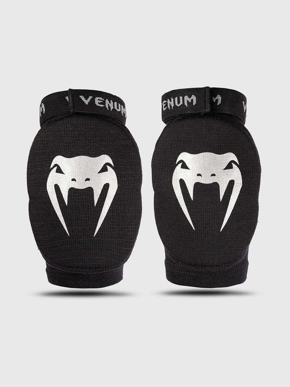 Налокотники Venum Kontact Black (пара) (L), защита локтя, анатомическая посадка