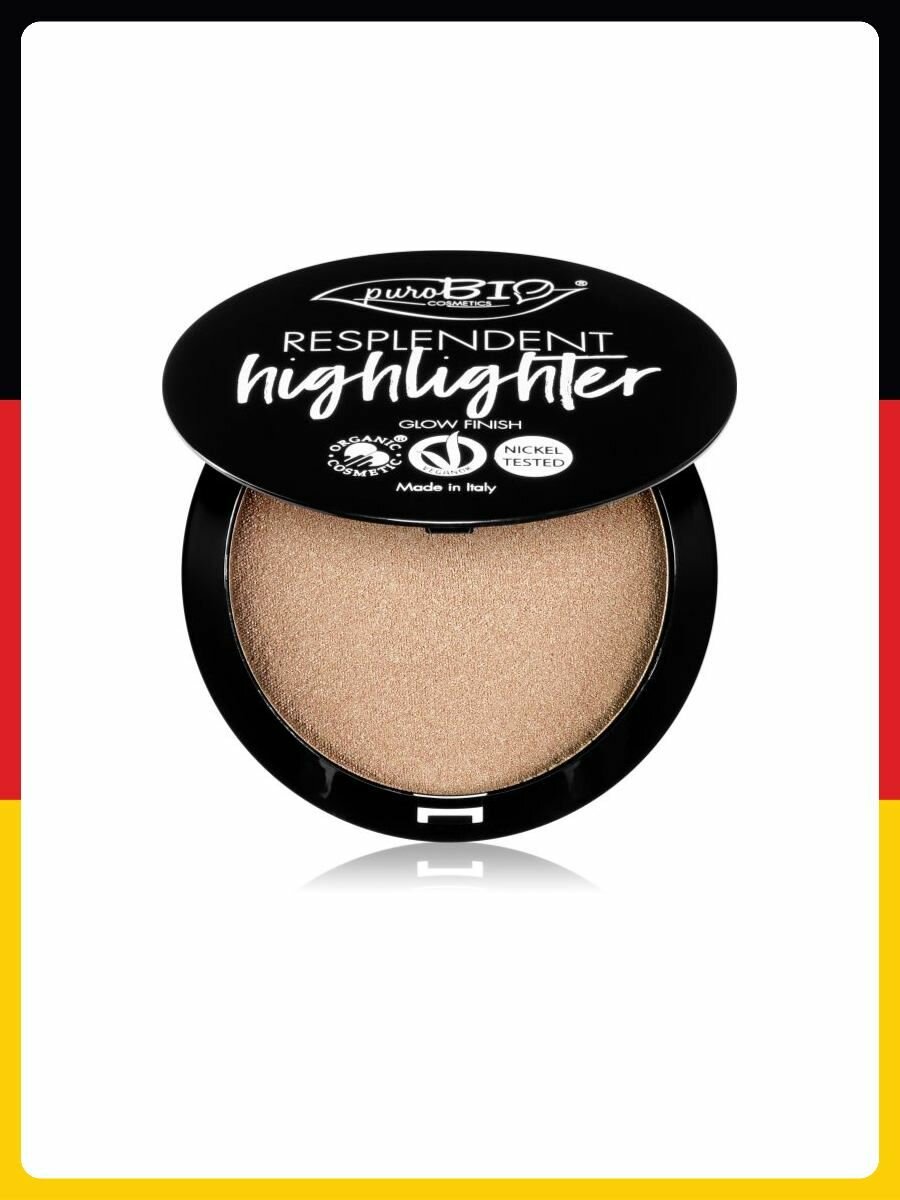 Хайлайтер Purobio Resplendent Highlighter Creamy Highlighter 01 Sparkling Wine, 9 г