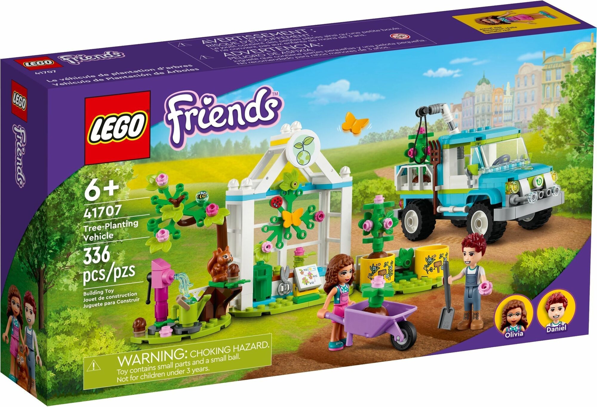 Конструктор LEGO Friends 41707 Машина для посадки деревьев