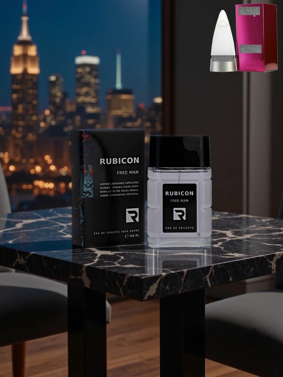 Delta parfum (Red Label). Туалетная вода мужская Rubicon Free Man, 100мл.