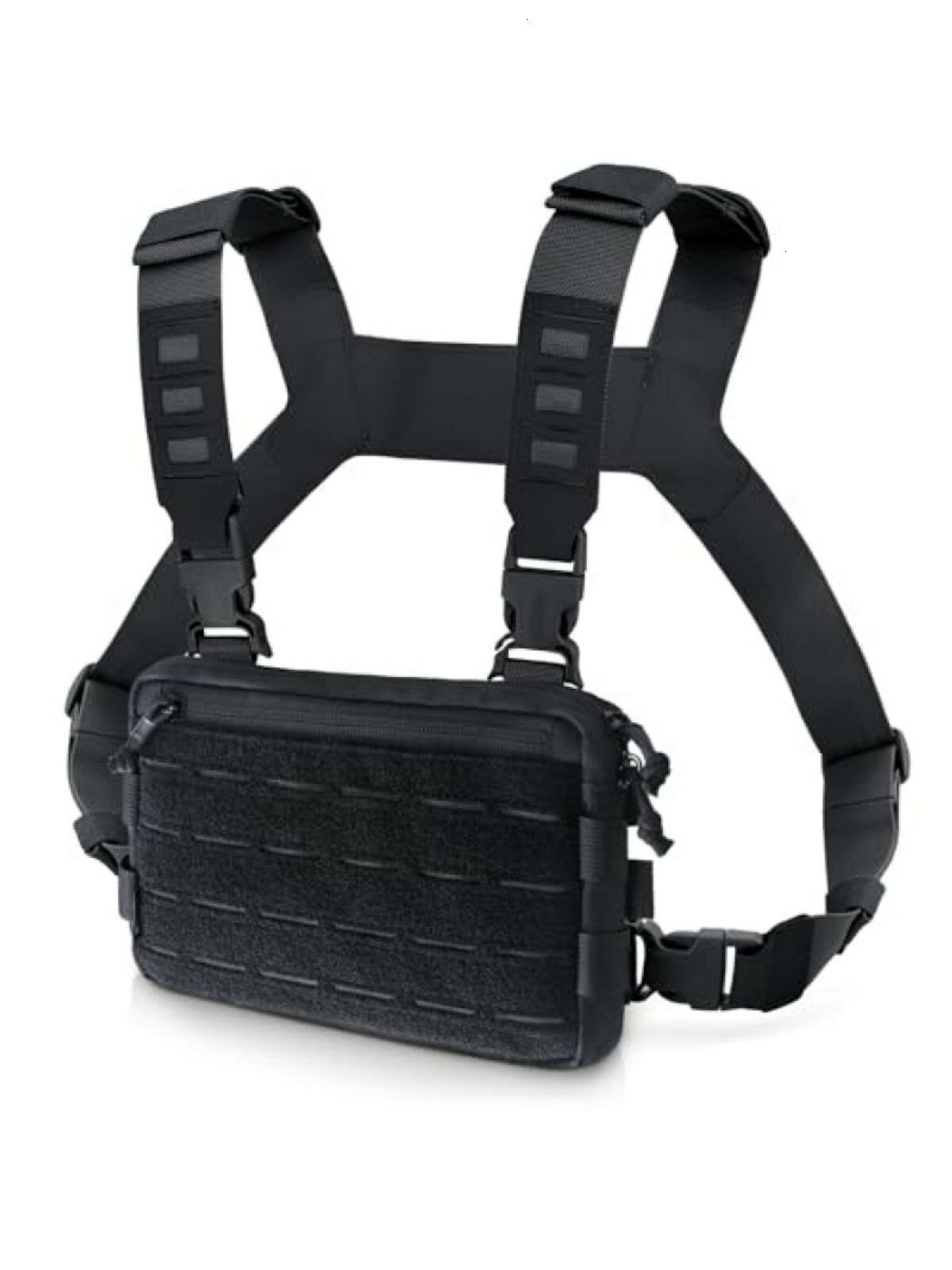 Тактическая нагрудная сумка, нагрудные приспособления, жилет, тактическая нагрудная сумка, нагрудные сумки