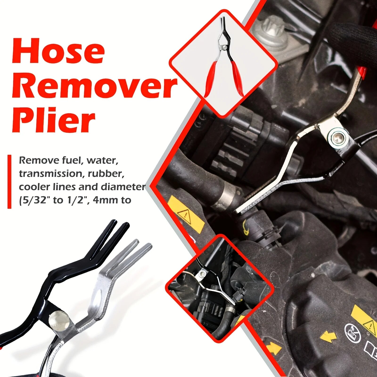 Клещи для хомутов Hose Remover Pliers, Цвет: C
