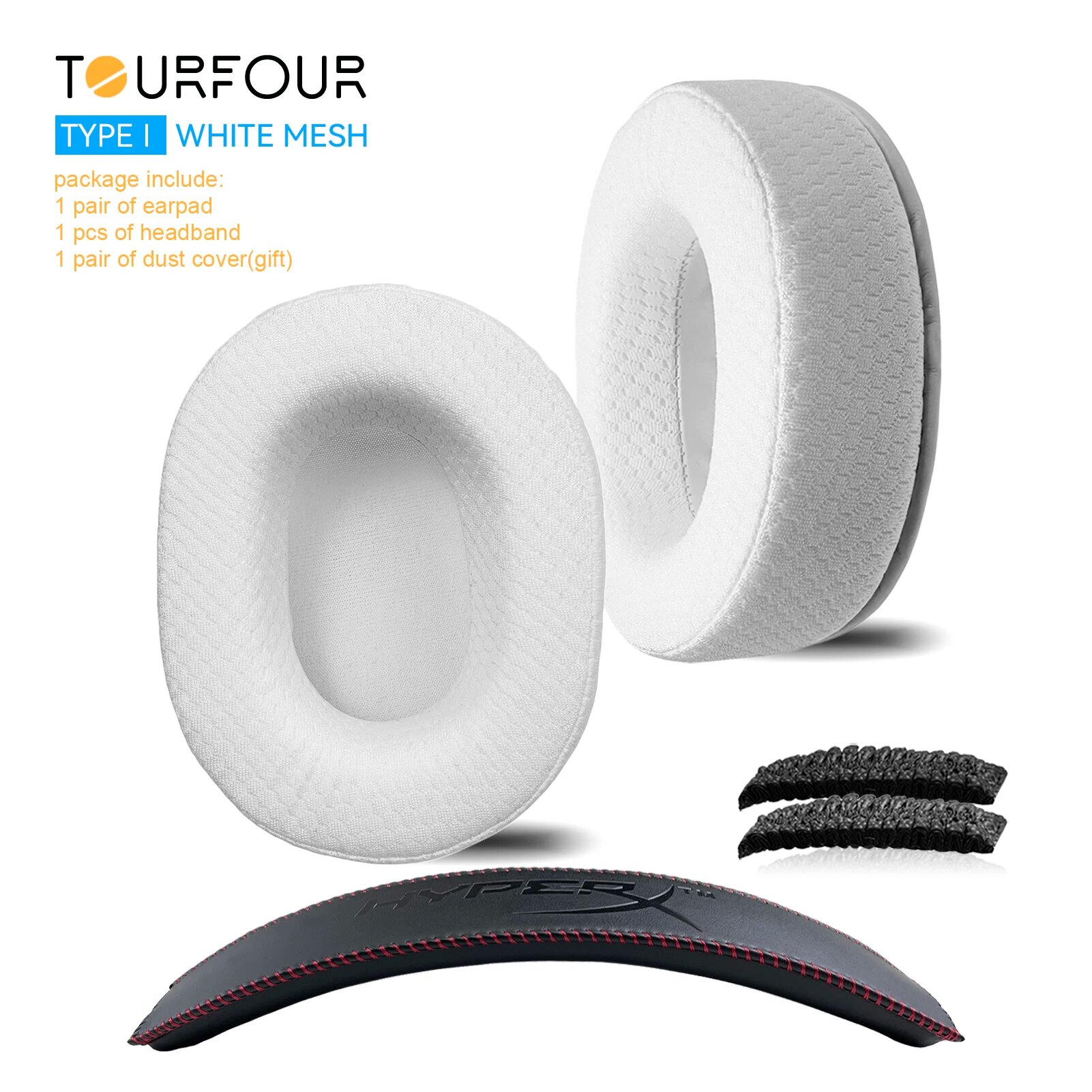 TOURFOUR Амбушюры для наушников HyperX Cloud Revolver, Revolver S and typeC headband