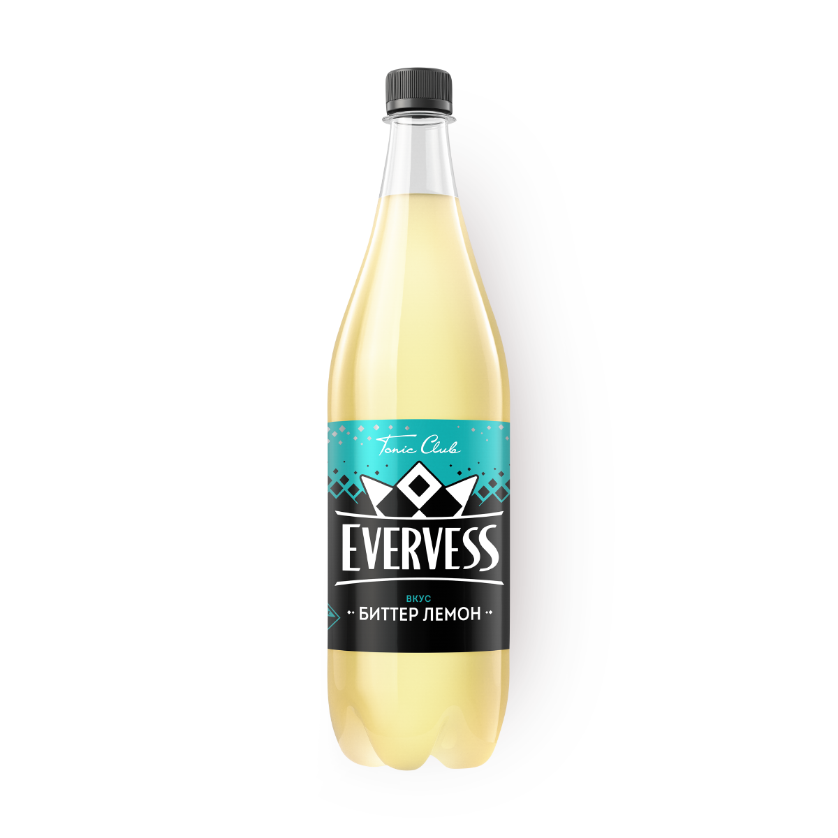 Тоник Evervess Биттер Лемон, с соком, 1 л, пластиковая бутылка