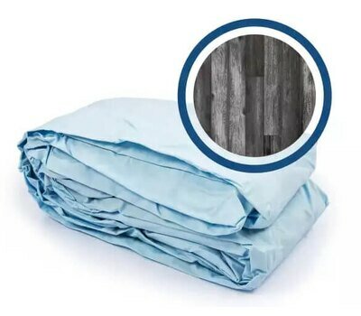 Чаша Bestway 366x122 см 42931 P06841 для каркасных бассейнов, лайнер, цвет чёрное дерево