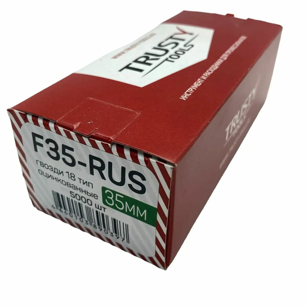 Гвоздь отделочный 18ga 35 мм (5000 шт) Trusty-Tools