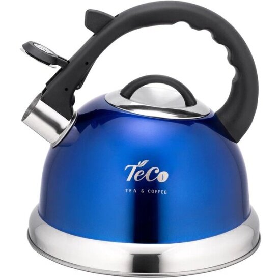 Чайник Teco со свистком 3,0 л, TC-115-B, синий