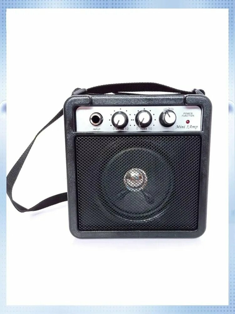 1 Шт. 5W Мини-Гитарный Усилитель Amp Speaker Черный ABS С Регулировкой Громкости И Тона, Режим Овердрайв