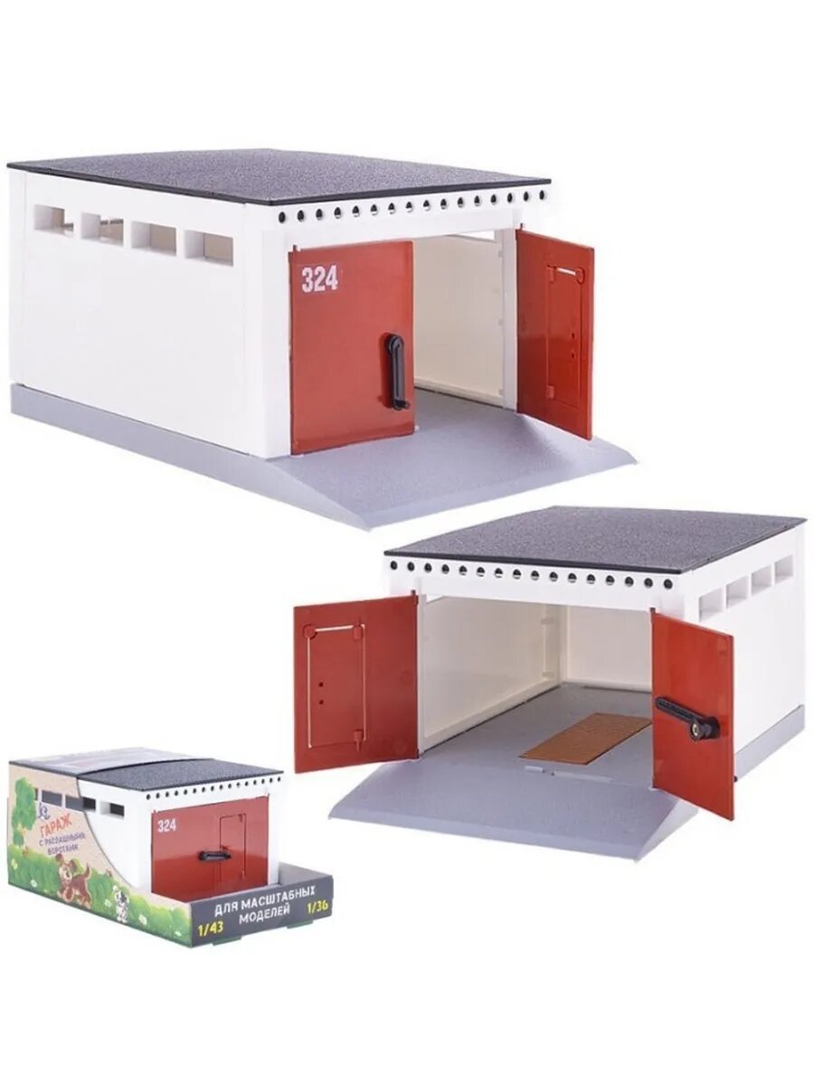 Гараж с распашными воротами С-191-Ф