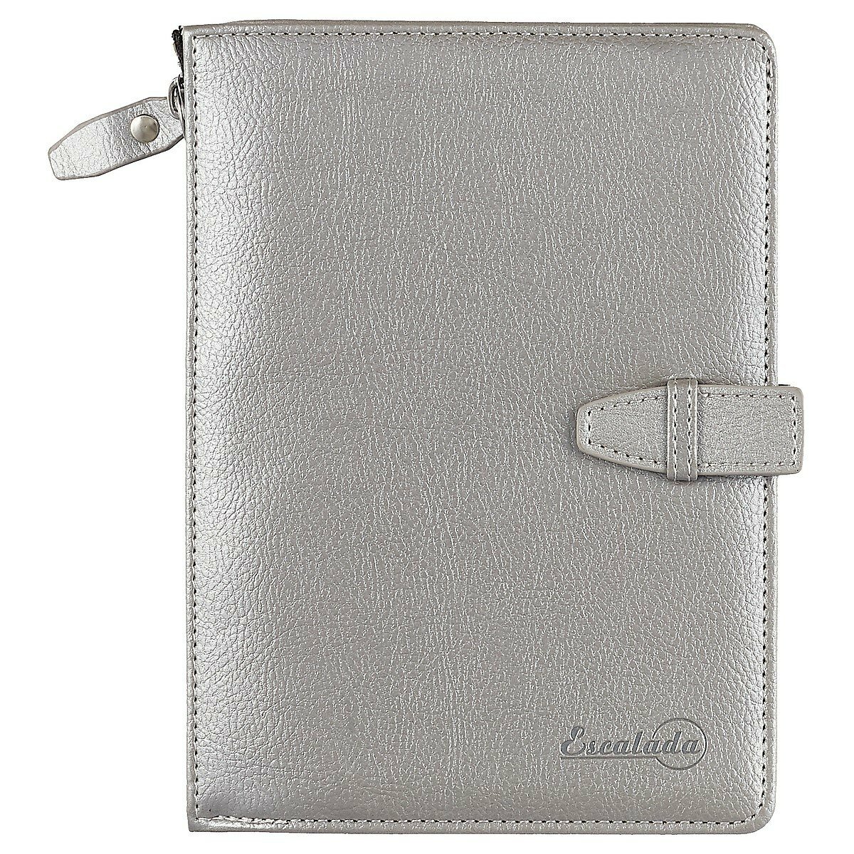 Ежедневник Escalada «Наппа», серебряный, 160 листов, А6+