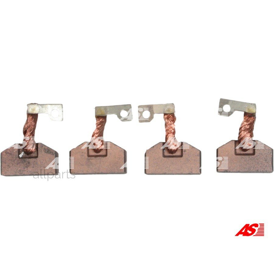 AS BSX172-173 Комплект щеток стартера/генератора 19X36X11.9 AS-PL: S0001, S0009, S0012, AVF: 001/004, 001/109, 001/504, BOSCH: 0001410024, 0001410029, 0001410062, DELCO: 19024010, 19024049, 19024051