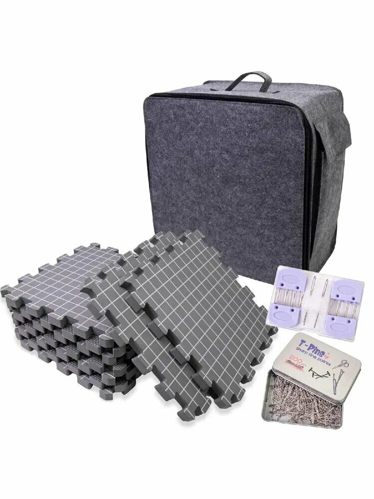 Набор матов для блокировки вязания