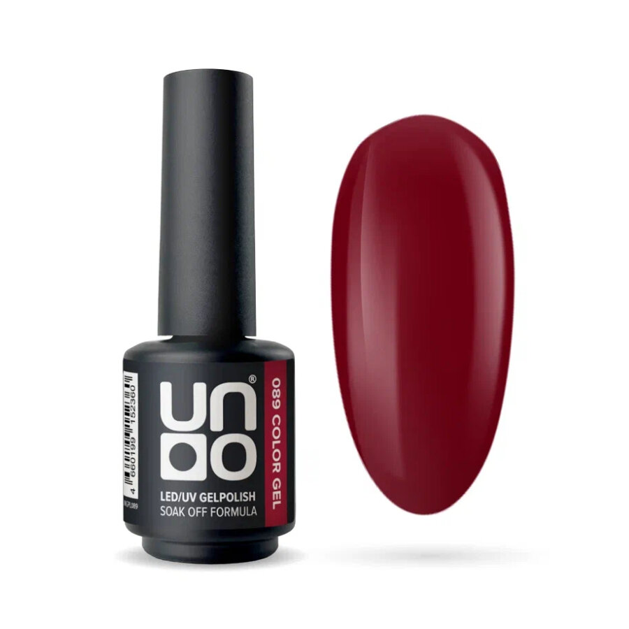 UNO, Гель-лак №089 Темная вишня - Dark Cherry, 8 мл