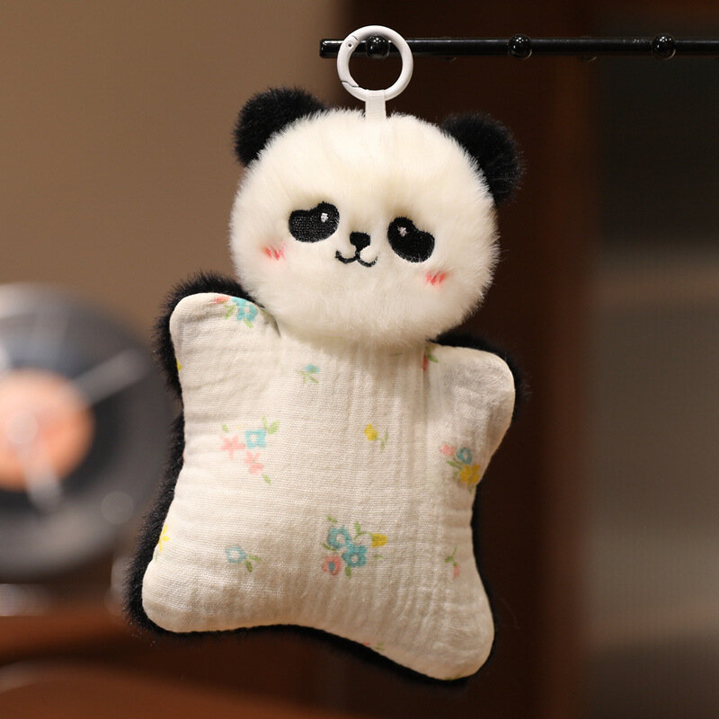 Маленькие животные в мешках с фасолью, плюшевые игрушки, портативное подвесное кольцо 15 см