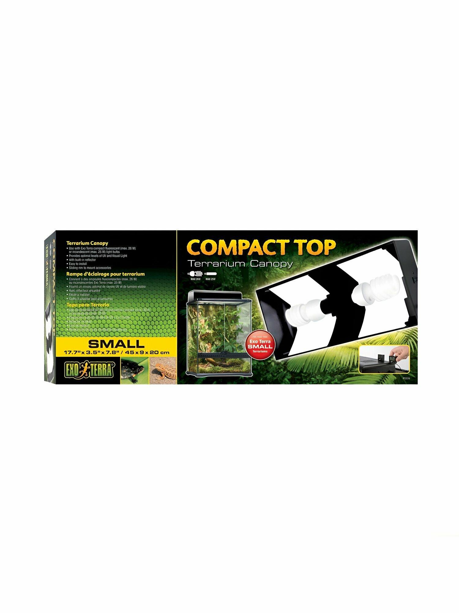 Светильник для террариума EXO TERRA "Compact Top", small, PT2226