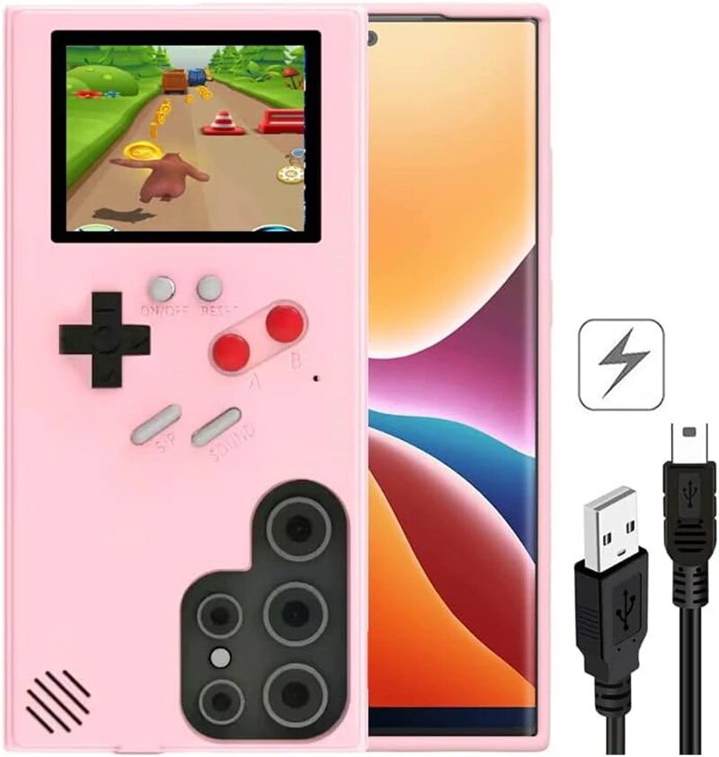 Ретро игровая консоль Game Boy розовый для Samsung Galaxy