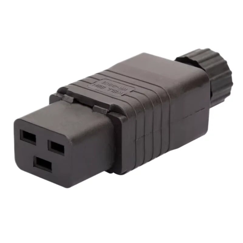 Разъем питания IEC320 C19, черный
