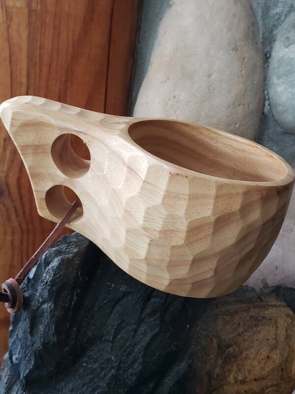 Кружка финская деревянная "Кукса" 300 мл.