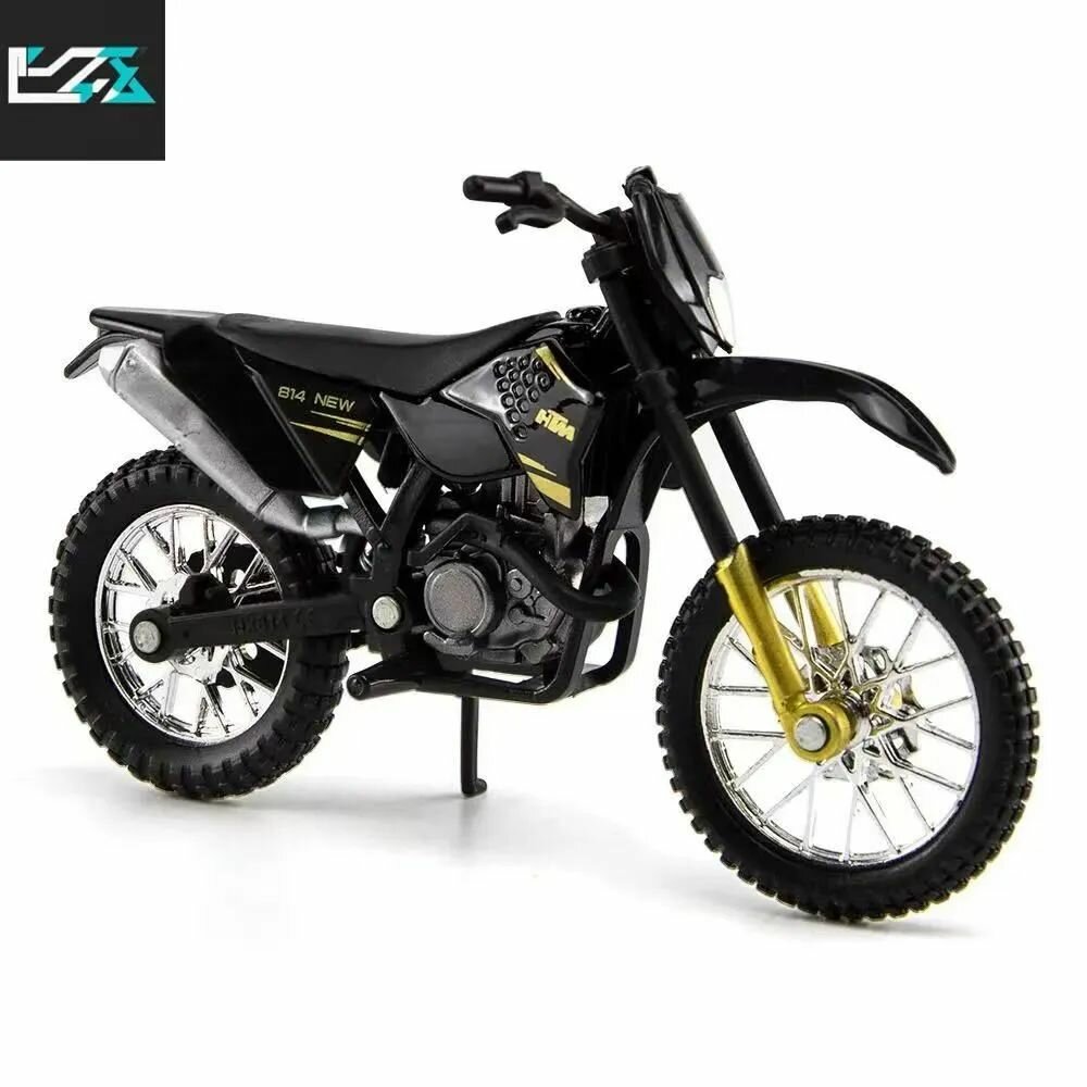 1: 18 KTM480SX-F. Сплавированные модели мини - мотоциклов. Игрушки для мальчиков. со стендом