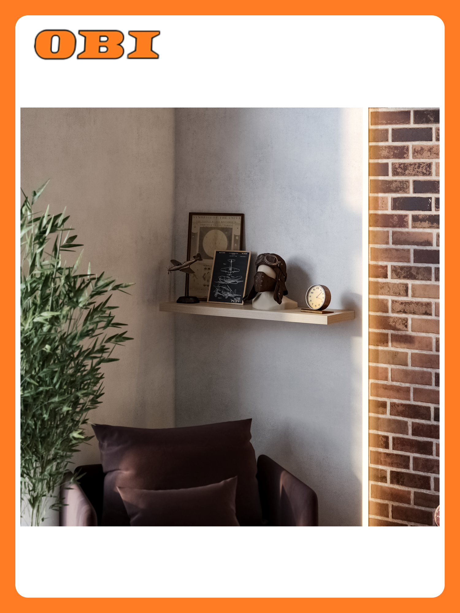 Полка настенная Шведский Стандарт Фора 1.9 90х25х3.7 см, дуб беленый