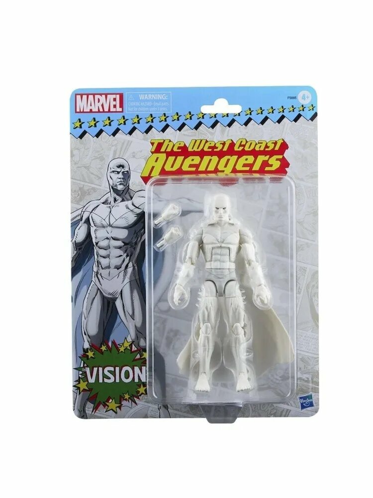Фигурки игрушки Хасбро Marvel Legends 6 inch retro packaging Series Action Figures Vision-16cm; Марвел фигурки игрушки