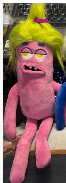 Мягкая игрушка Сосиска синяя 45 см