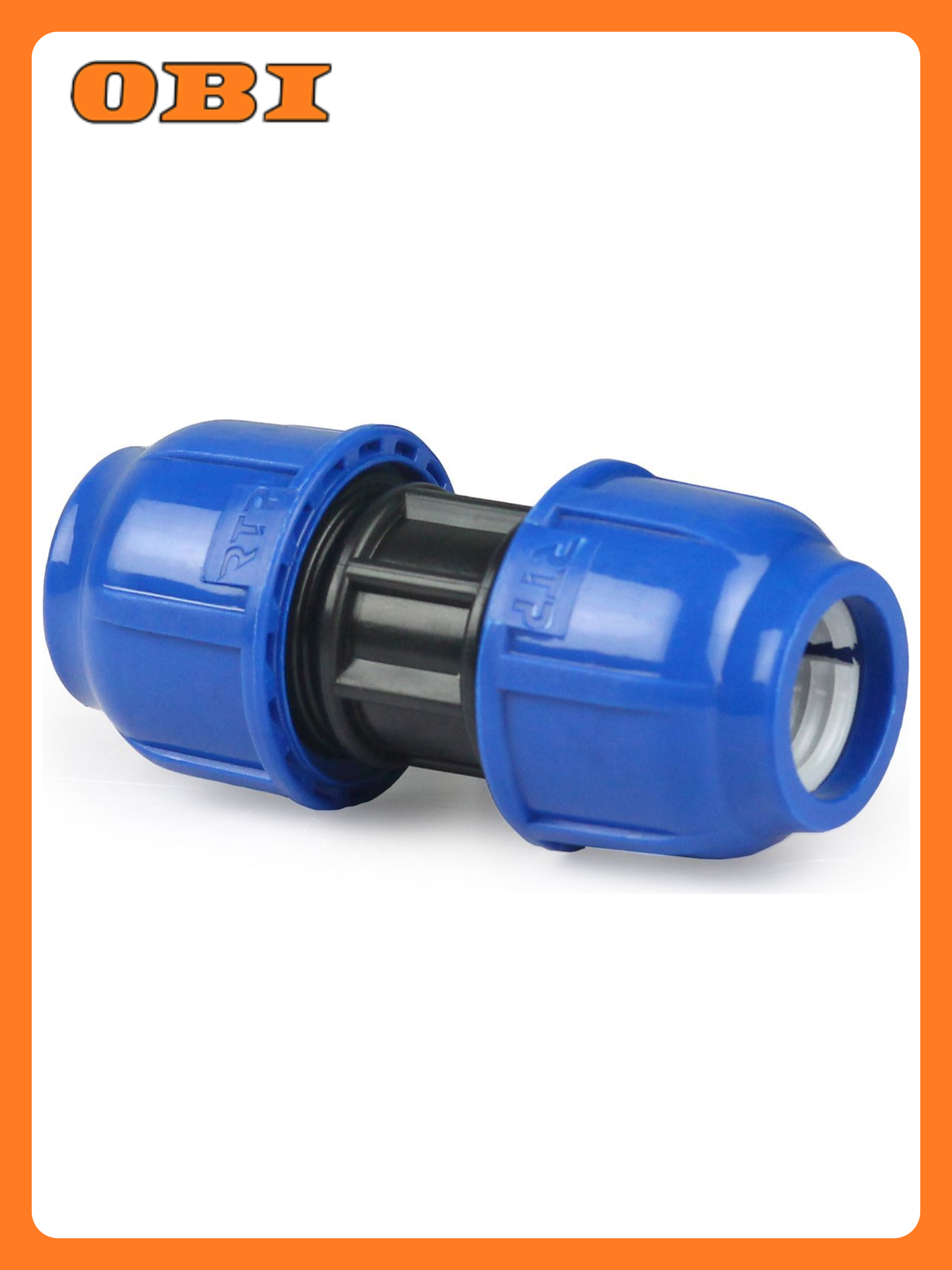 Муфта компрессионная, полипропилен 20, для полиэтиленовых труб, RTP