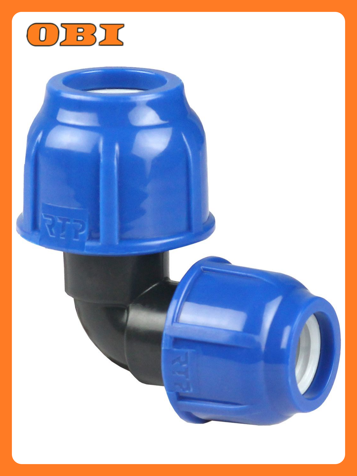 Отвод переходной компрессионный, полипропилен 32/25 для полиэтиленовых труб, RTP