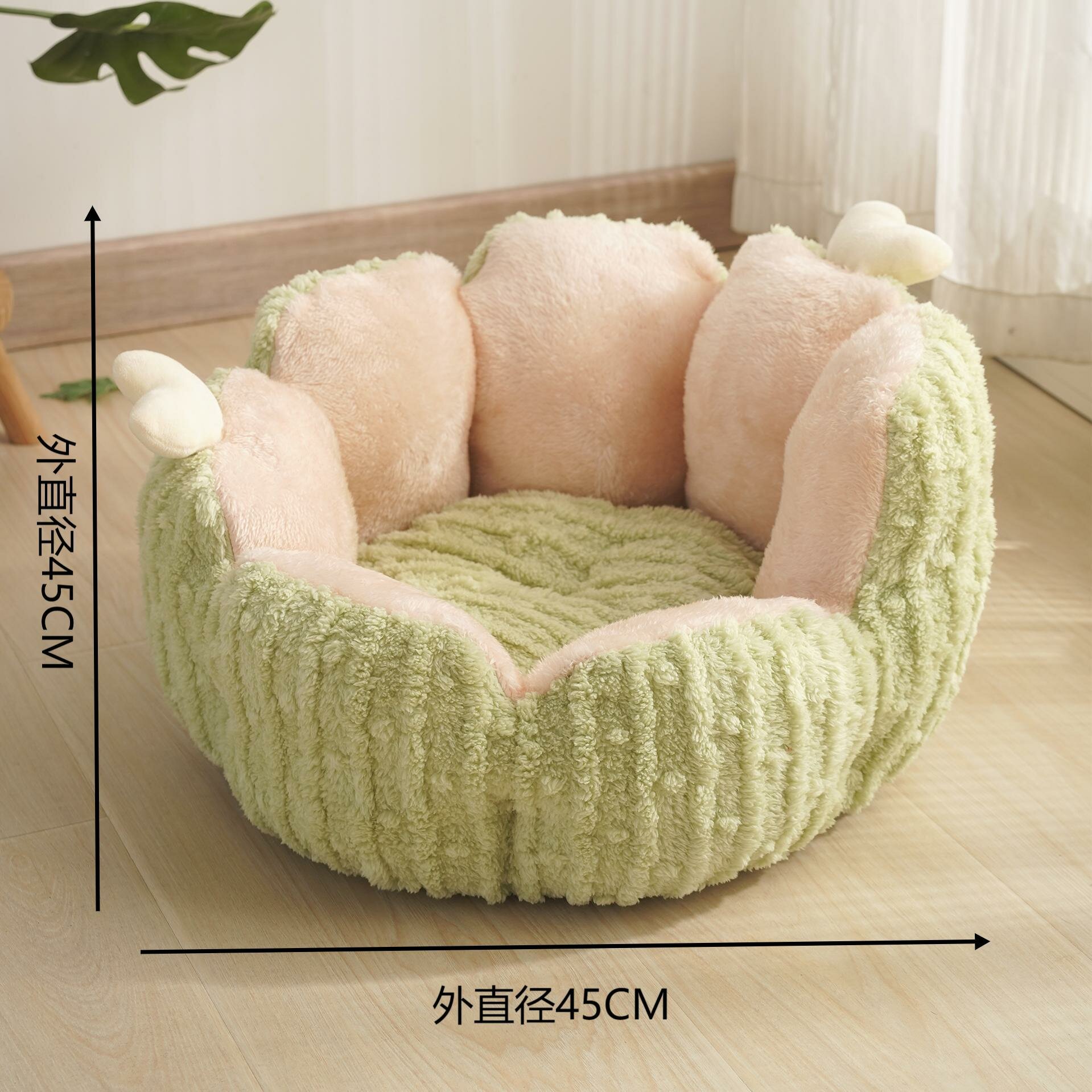 Зимний теплый толстый кошачий ложе с глубоким сном в виде чашки для малых и средних собак, стиль Тедди Пудель
