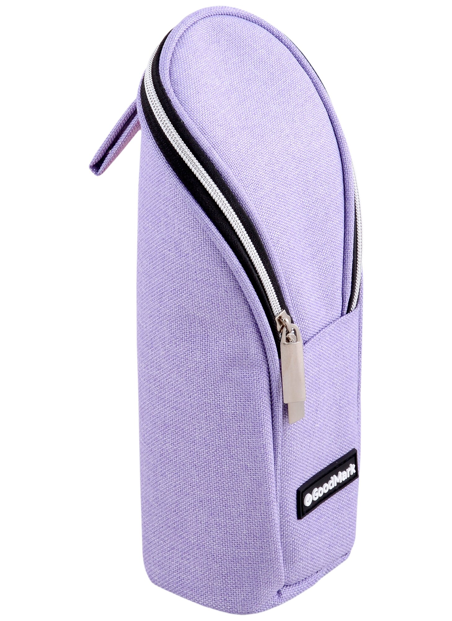 Пенал-косметичка"Private", вертикальный, сиреневый, 21х9х6 см