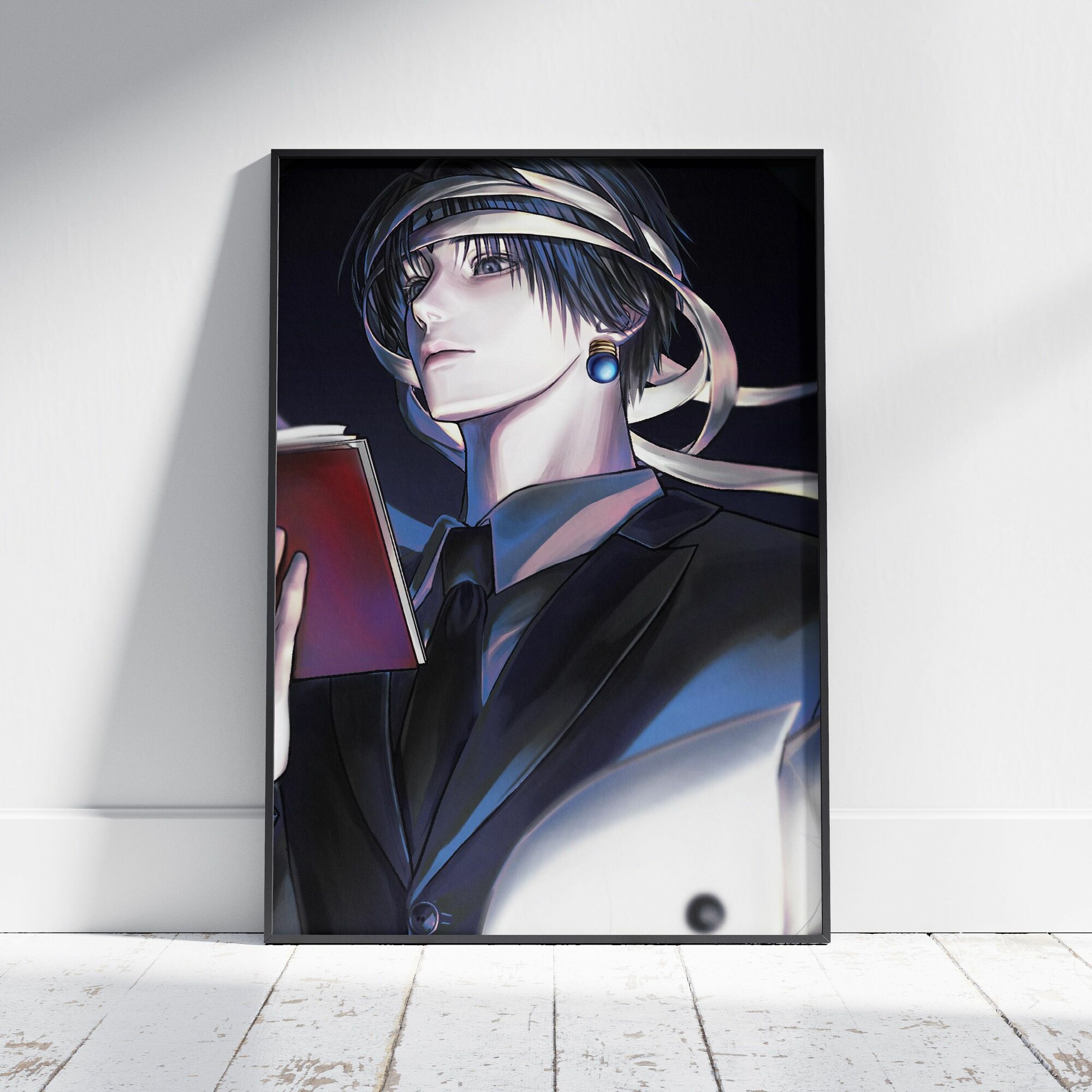 Плакат на стену для интерьера Hunter x Hunter (Куроро Люцифер 2) - Постер по аниме формата A4 (21х30 см)