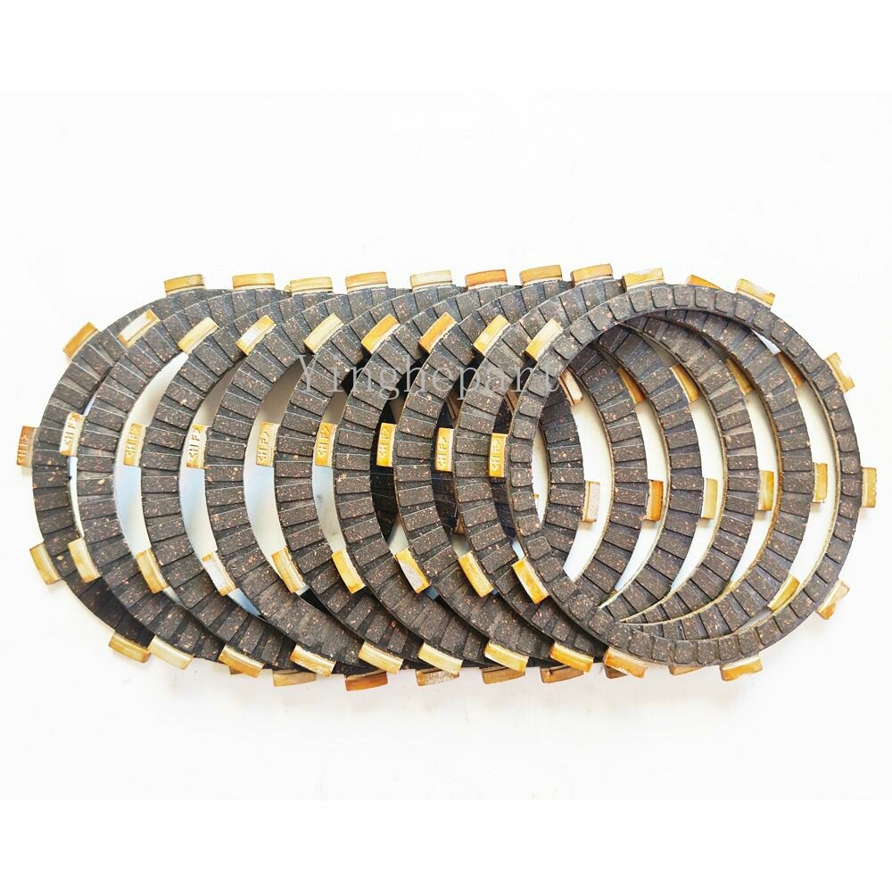 9 штук Комплект дисков фрикционного диска сцепления для HONDA CBR900RR Fireblade (929cc) 2000 Fireblade (954cc) 2001-2003 CBR954RR 02-03