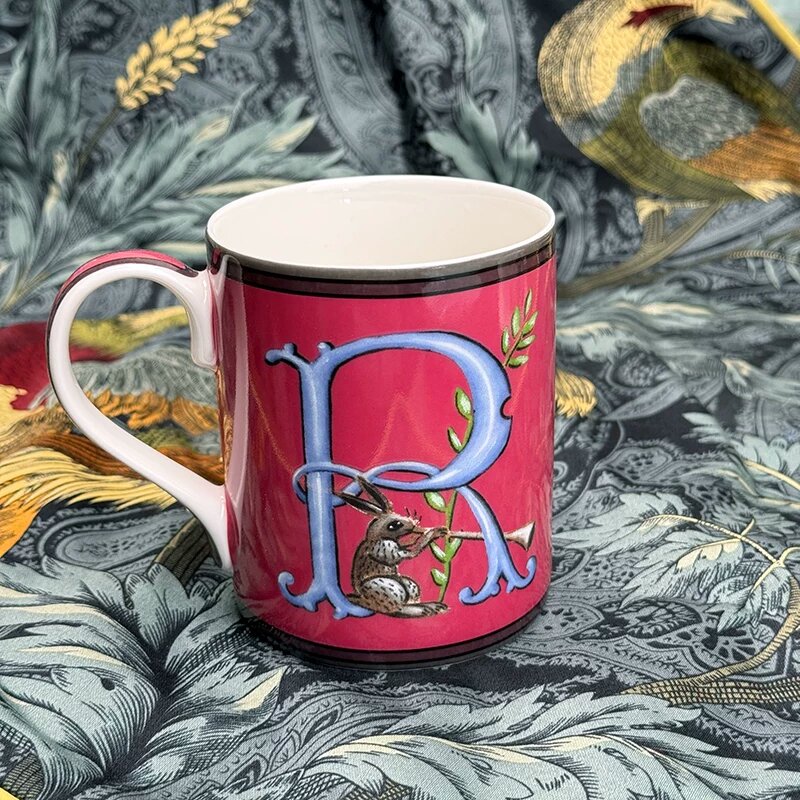 Сервиз Spode Vintage с буквой R, элегантная английская посуда для повседневного чая или кофе