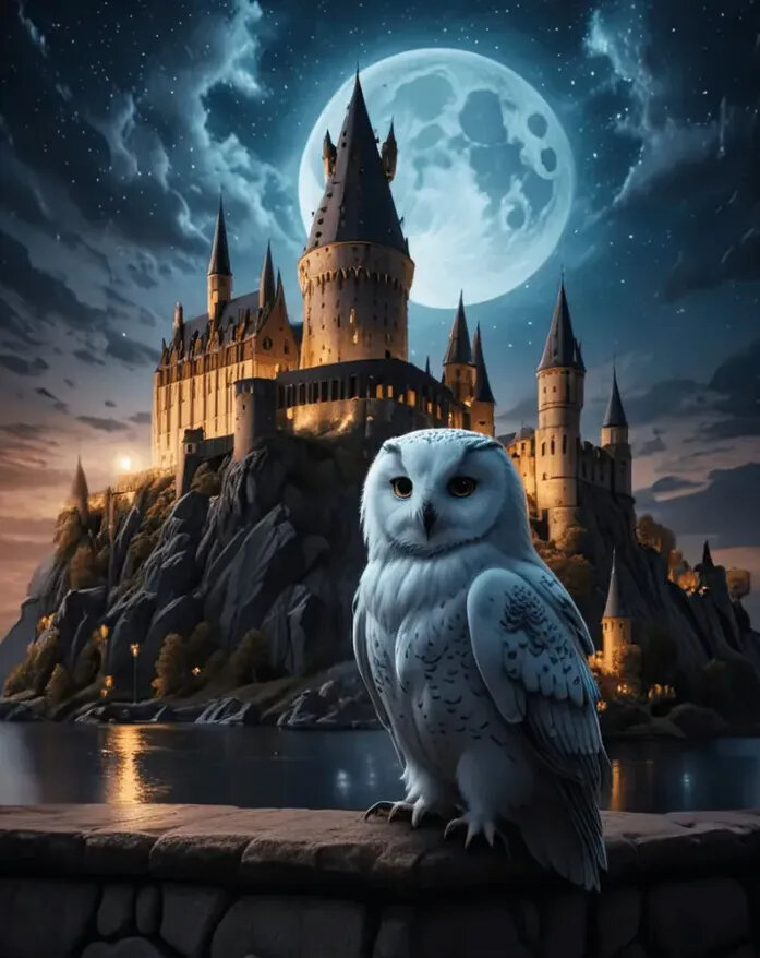 Алмазная мозаика Картина стразами Алмазное хобби "Букля" Гарри Поттер 40х50