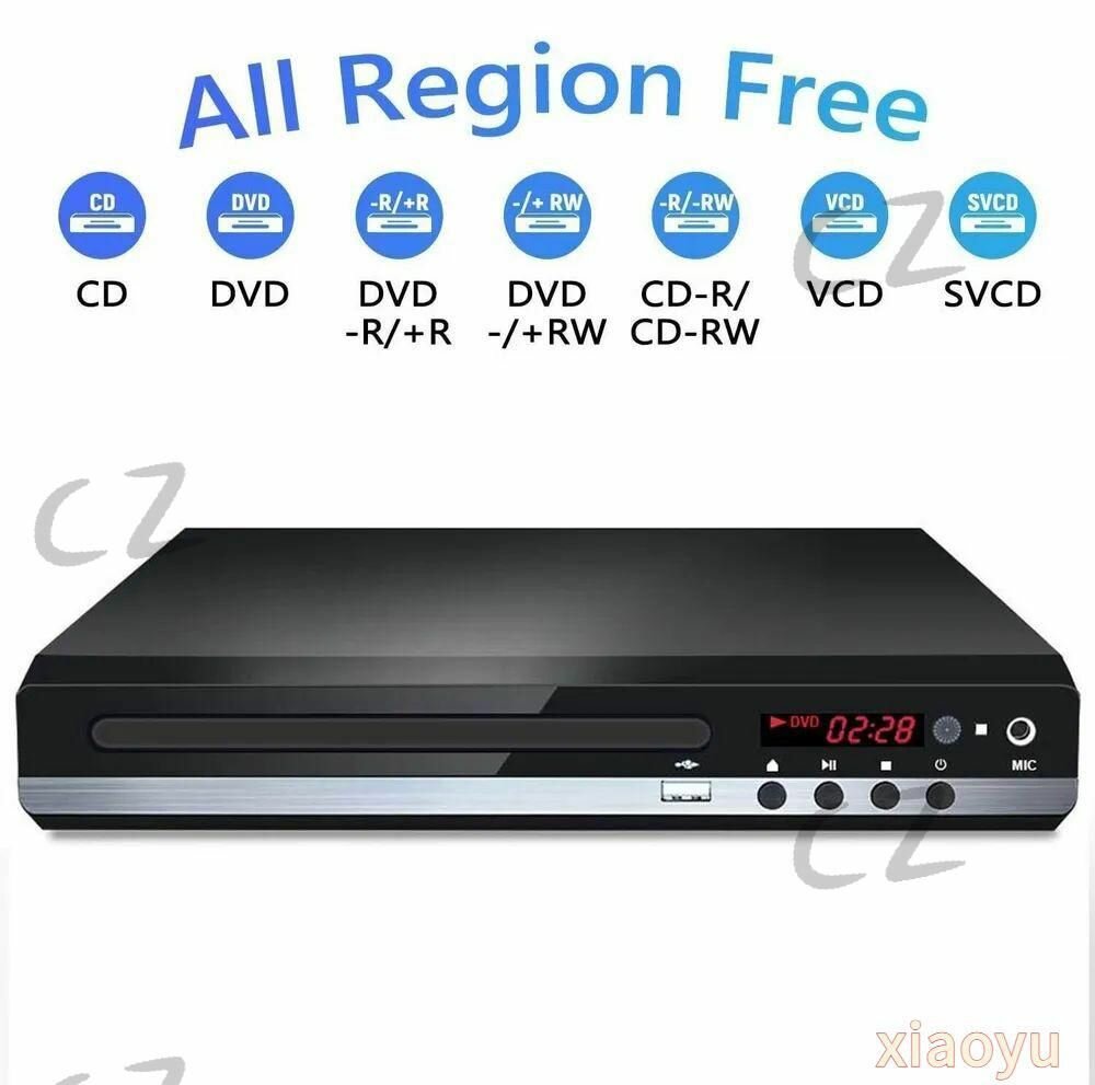 DVD-плеер 4K HD 1080P Поддержка Подключения HDMI, TV CD/DVD-плееры Для Дома, Кабель HDMI И RCA В Комплекте
