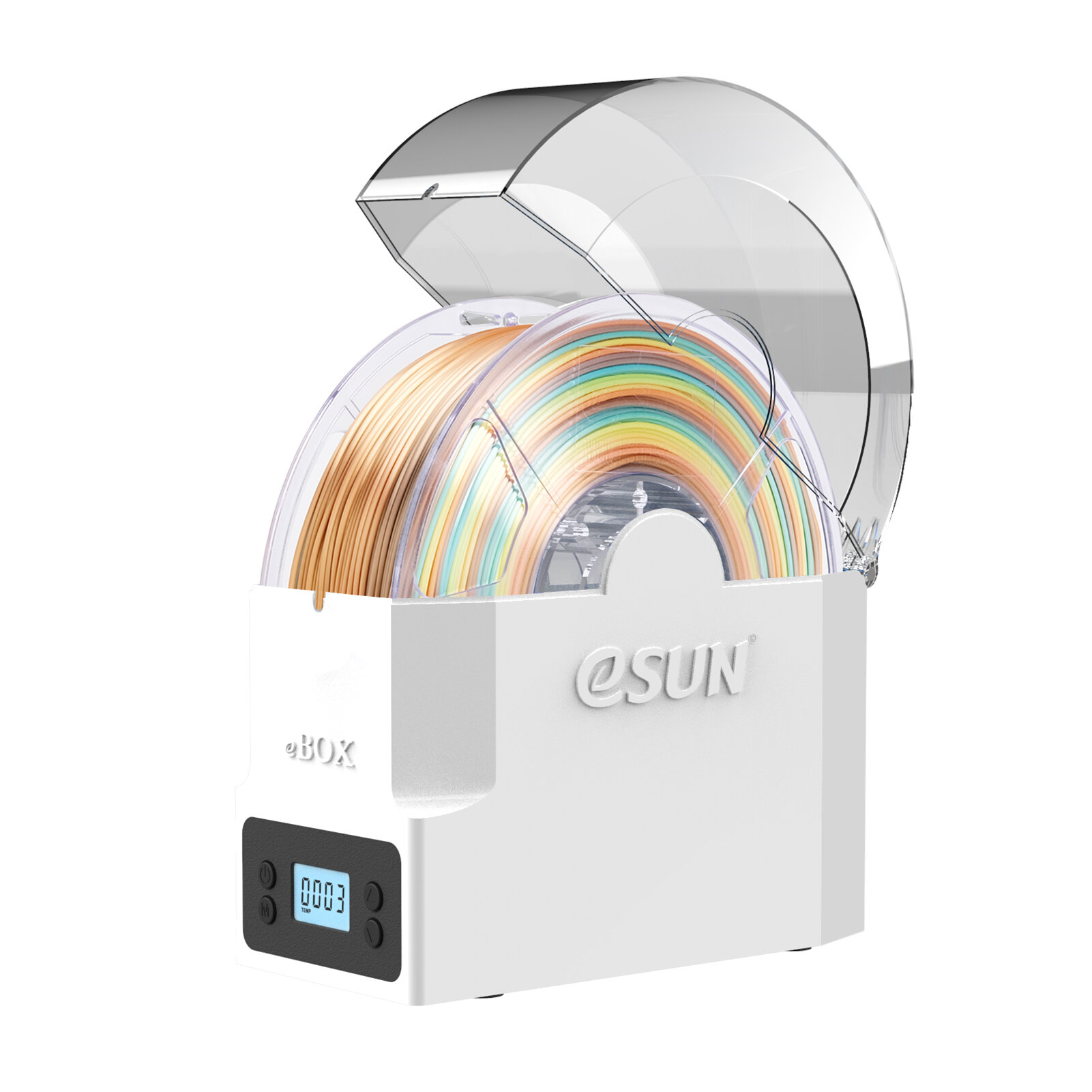 EBOX Lite Сухой ящик для филамента 3D-принтера Сушилка для филамента Хранилище для филамента Дехумидратор Держатель спула Для 1.75mm 2.85mm 3mm Филамент PLA ABS PETG Нейлон и другие материалы для 3D-печати