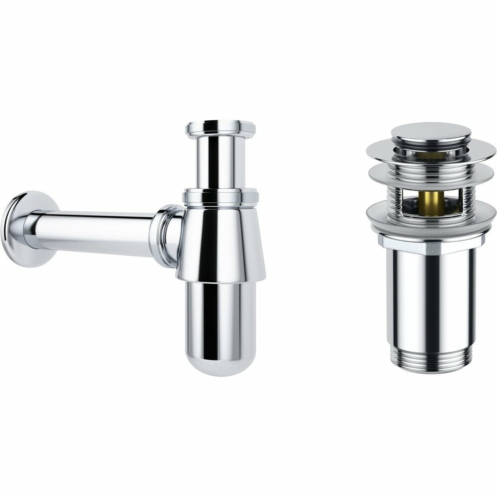 Сифон для раковины с донным клапаном Wellsee Drainage System 182103001